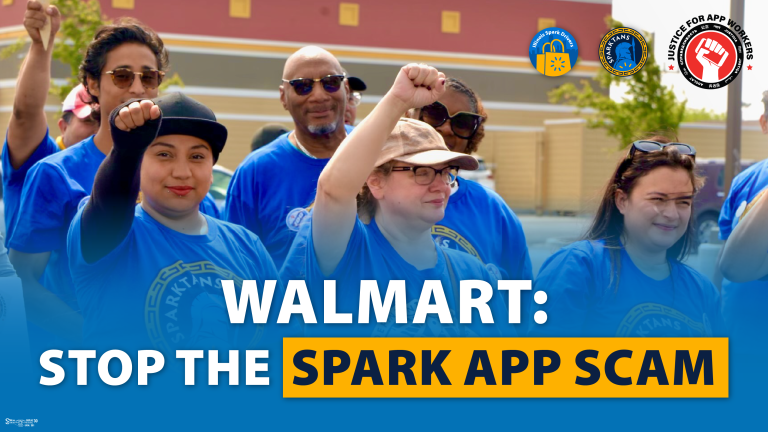 STAND WITH WALMART DELIVERY WORKERS AGAINST BOTS AND SCAMMERS ...
